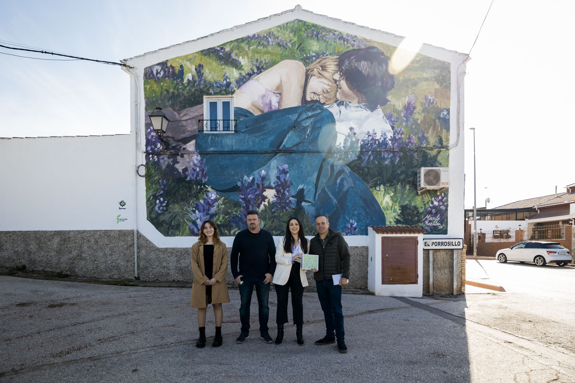Inauguración del nuevo graffiti de Street Art Plus en Arquillos ...